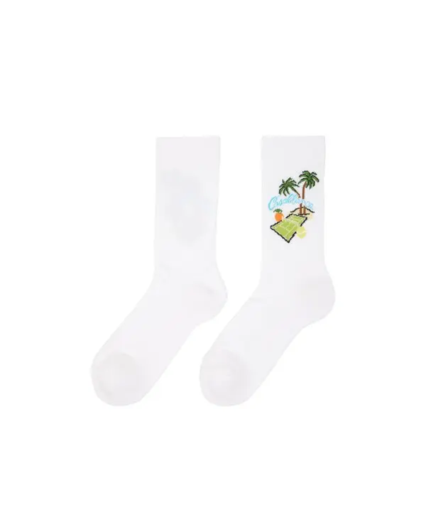 Casablanca Astral Plane Logo-intarsia Socks