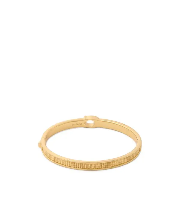 COACH Textured C Hinged Bangle