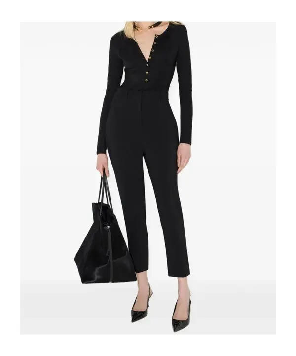 Elisabetta Franchi Lightweight Crêpe-fabric Trousers