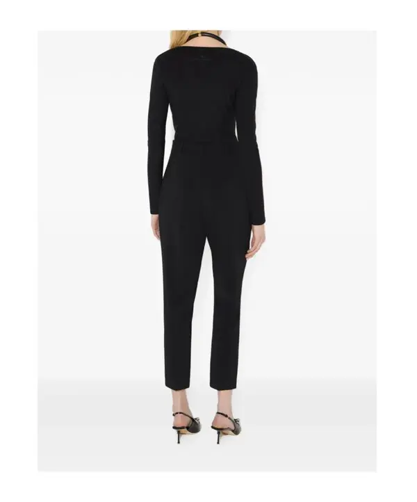 Elisabetta Franchi Lightweight Crêpe-fabric Trousers