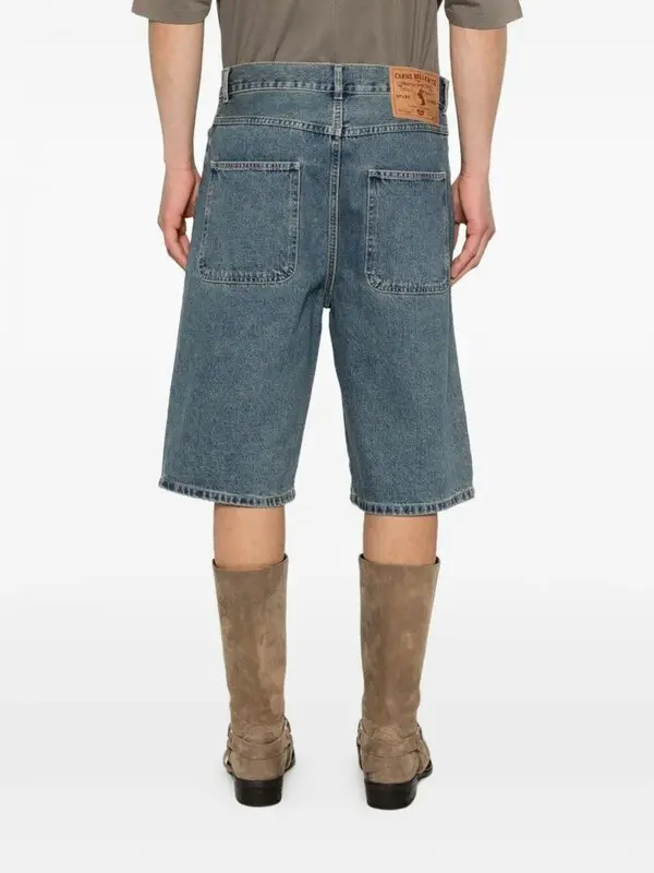 CARNE BOLLENTE Heart Denim Shorts
