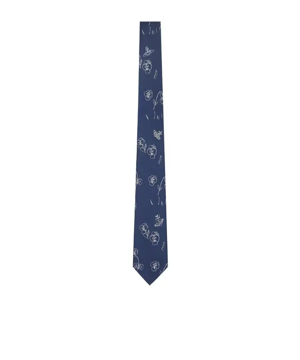 VIVIENNE WESTWOOD Pattern-jacquard Tie