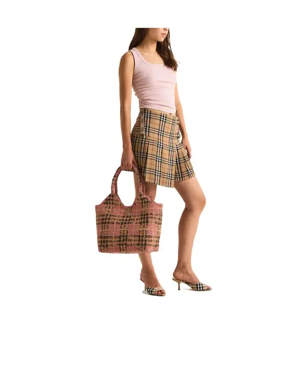 Burberry Coarse Woven Tote