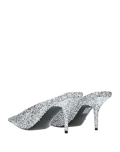 Balenciaga Stiletto Heeled Leather Slippers