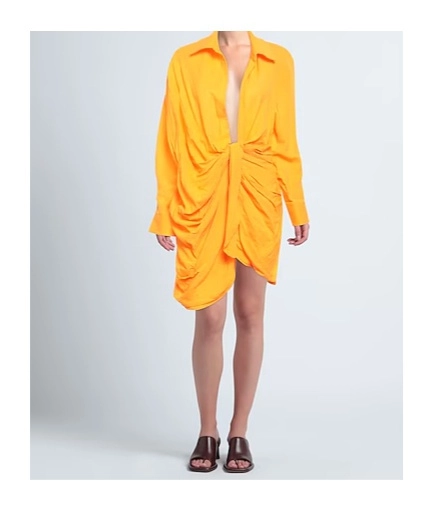 Jacquemus Pleated Shirt Dress