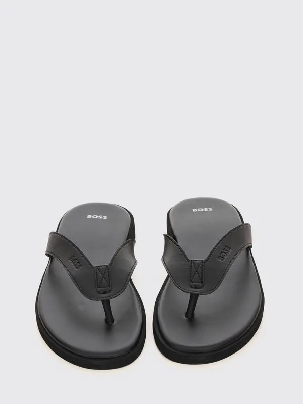 Hugo Boss Logo-embossed Thong Sandals