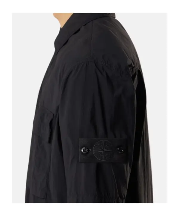 Stone Island Logo-patch Short-sleeve Shirt