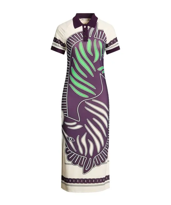 Tory Burch Multicolor Polo Dress - Gray