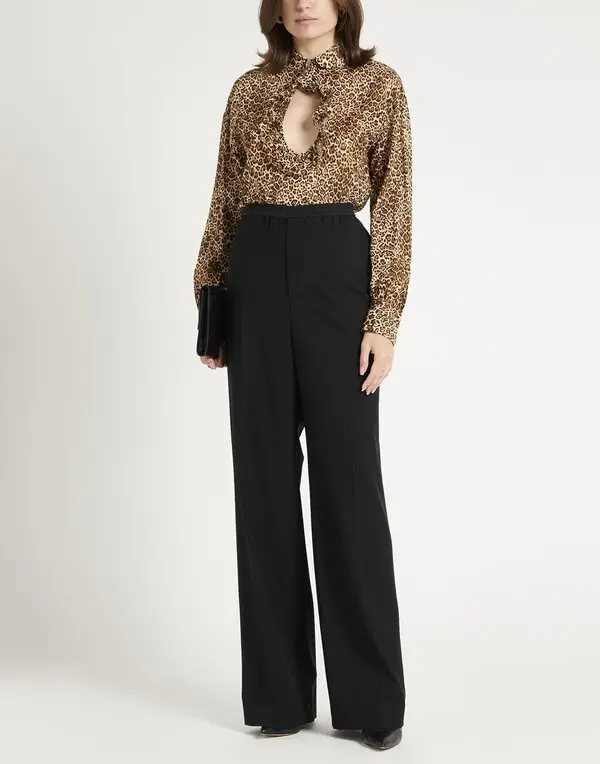 Balenciaga Wide-leg Cool Wool Trousers