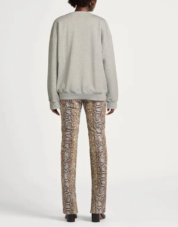GANNI Crewneck Sweatshirt - Gray