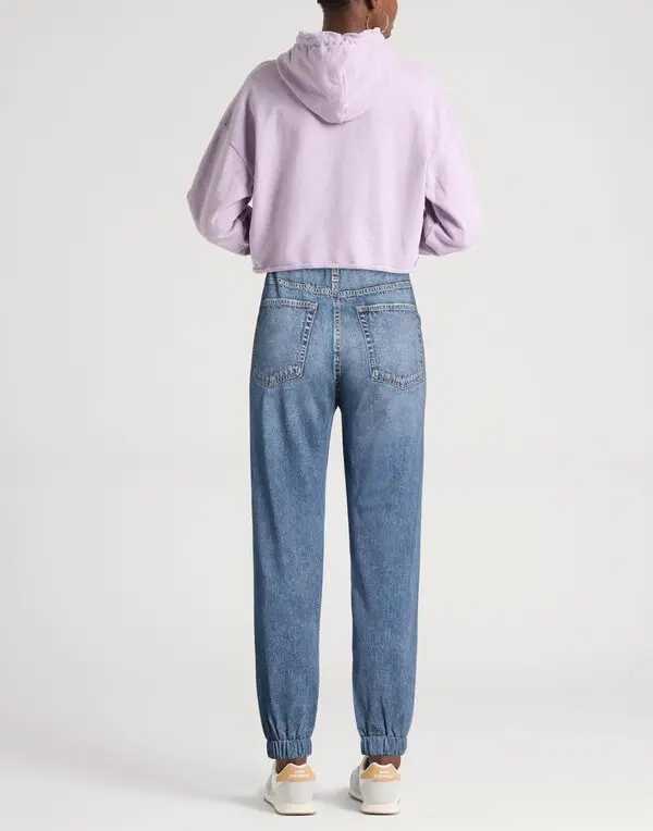 Rag & Bone Solid Color Denim-style Tapered Trousers - Blue