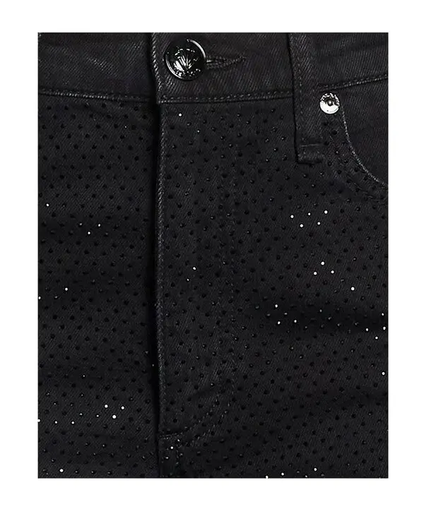 Rag & Bone Crystal Embellished Straight-leg Denim Trousers