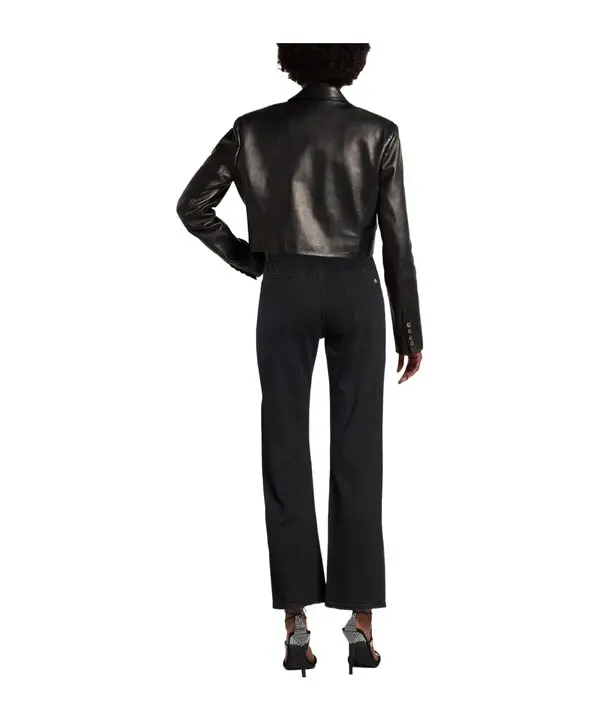Rag & Bone Crystal Embellished Straight-leg Denim Trousers