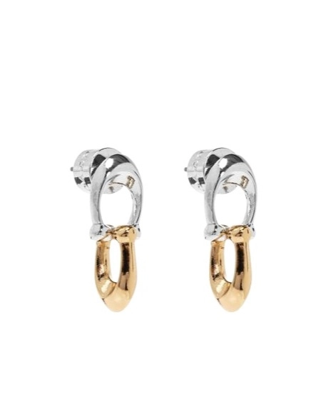 COACH Signature C Drop Earrings - Multicolor