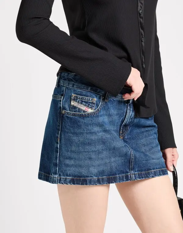 DIESEL® Denim Midi Skirt