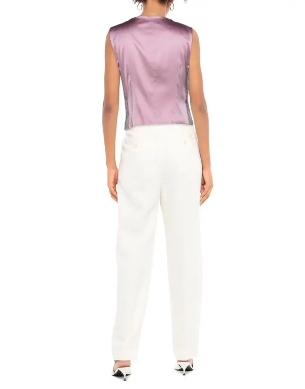 Dolce & Gabbana Metallic Jacquard Satin Sleeveless Vest