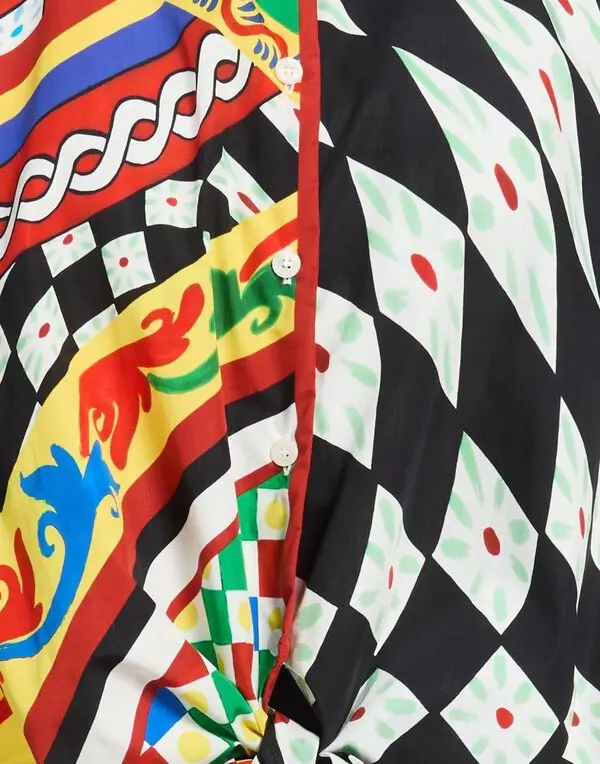 Dolce & Gabbana Multicolour Woven Long-sleeve Shirt