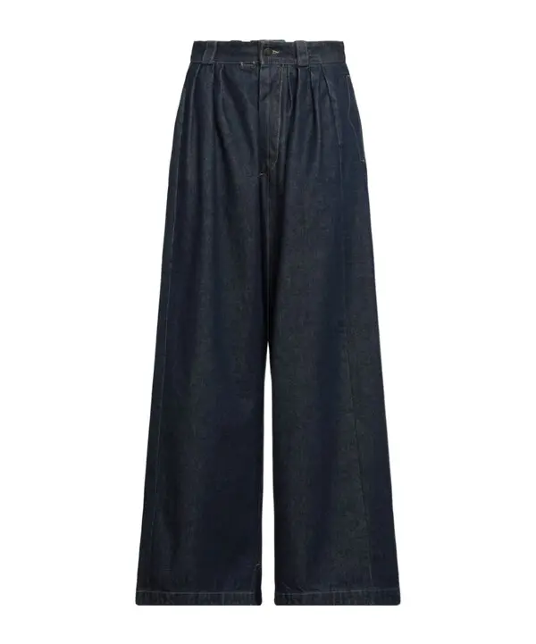 MAISON MARGIELA Fashionable And Minimalist Dark Straight-leg Jeans - Black