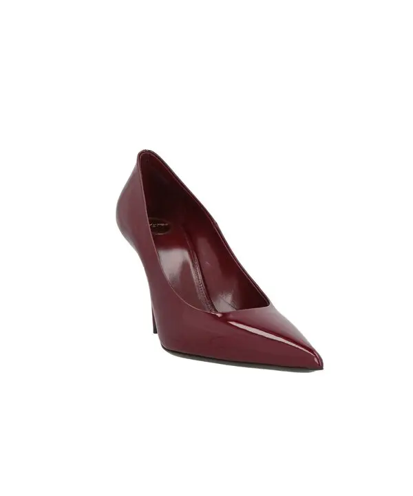Saint Laurent Patent Leather Pointed Toe Stilettos