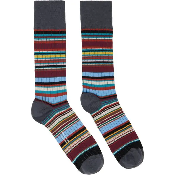 Paul Smith Striped Three-pack Socks