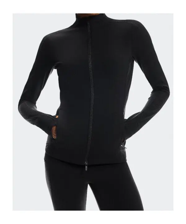 On Studio Zip Performance Jacket - Black