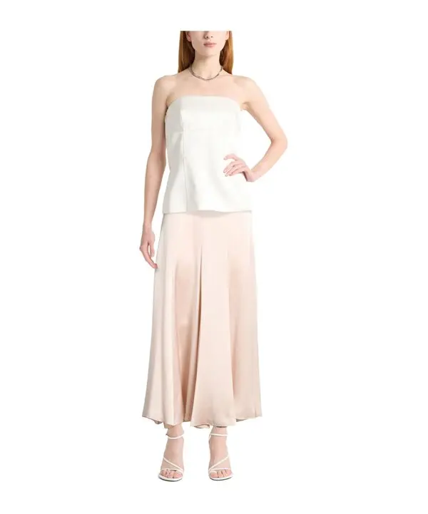 Chloé Satin Midi Skirt