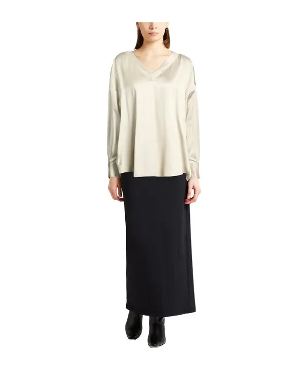 Brunello Cucinelli Solid-color Satin Shirt