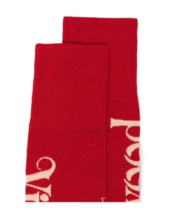 VIVIENNE WESTWOOD Logo-print Orb-motif Knee High Socks