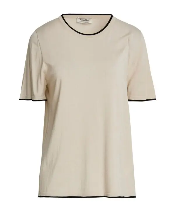 Max Mara Minimalist Solid-color Wool Top