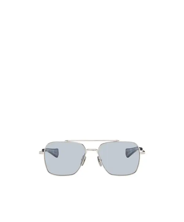 Dita Flight-seven Navigator-frame Sunglasses - Silver