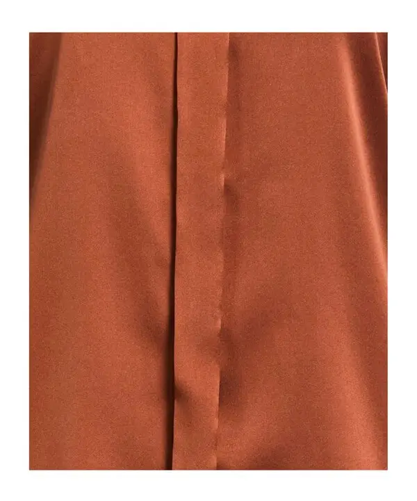Max Mara Satin Shirt - Brown