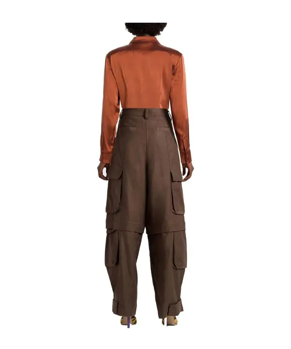 Max Mara Satin Shirt - Brown