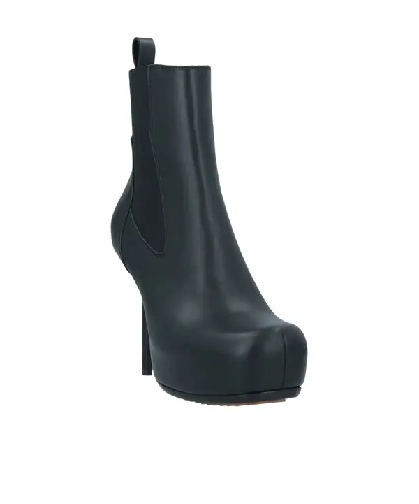 Rick Owens Minimalist High-heeled Ankle Boots