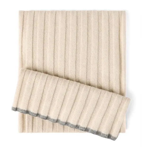 Brunello Cucinelli Cashmere Scarf - Beige