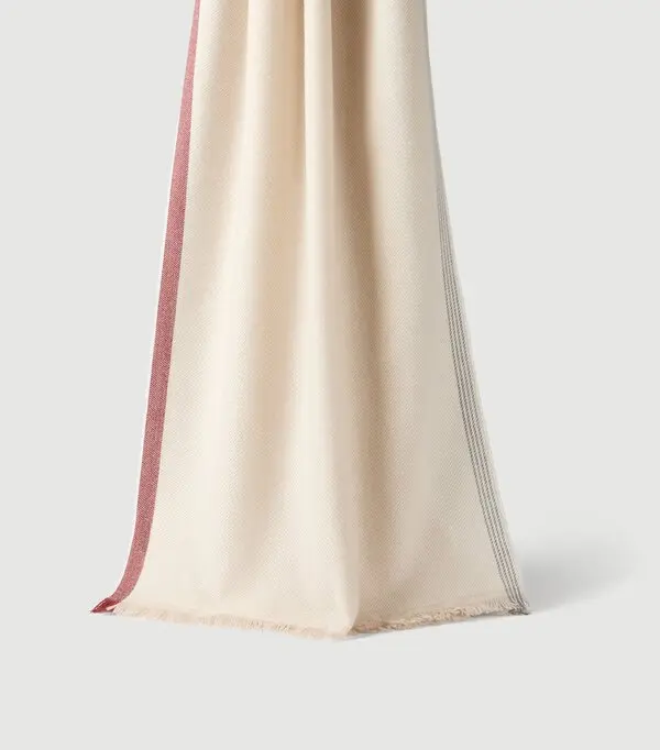Brunello Cucinelli Cashmere Stripe Scarf