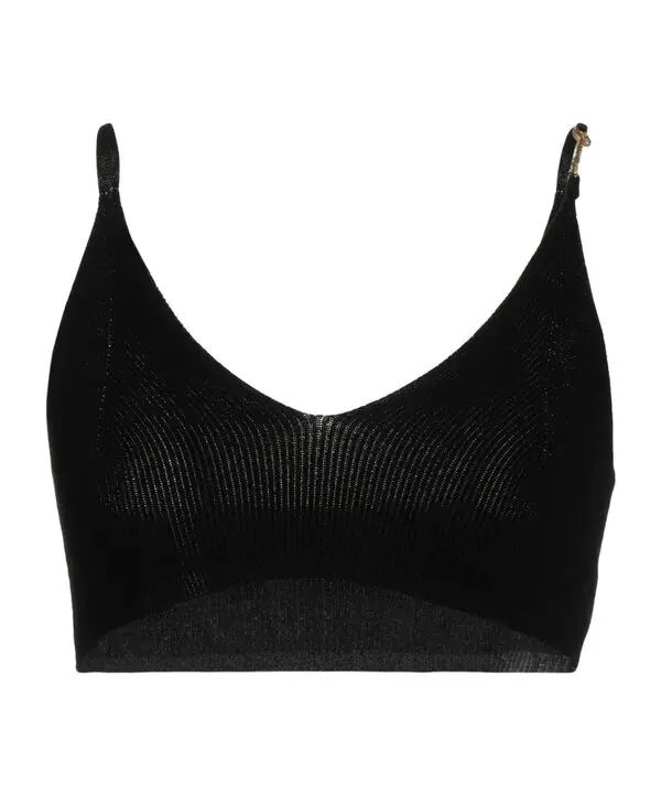 Jacquemus Sleeveless Cropped Knit Top