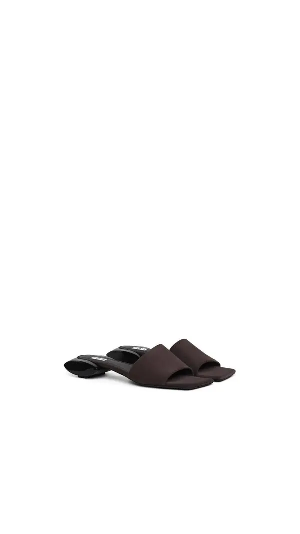 Alaïa Geometric Line Slide Sandals