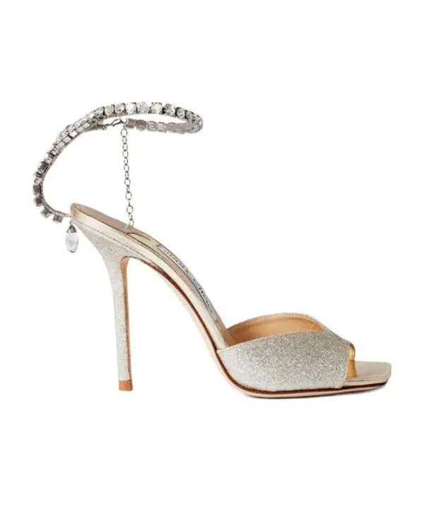 JIMMY CHOO Logo High-heeled Sandals