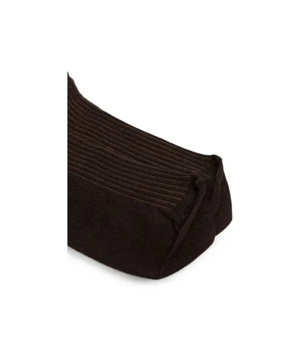 MAISON MARGIELA Logo-print Ribbed Socks