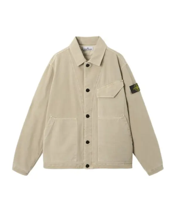 Stone Island Padded Coach Jacket With Anti-drop Finish