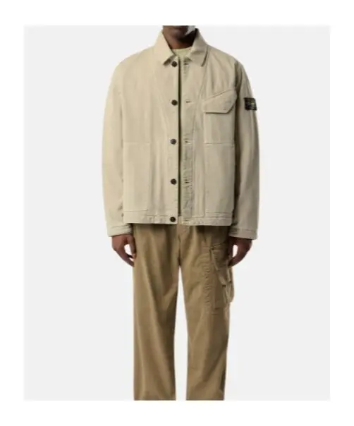 Stone Island Padded Coach Jacket With Anti-drop Finish