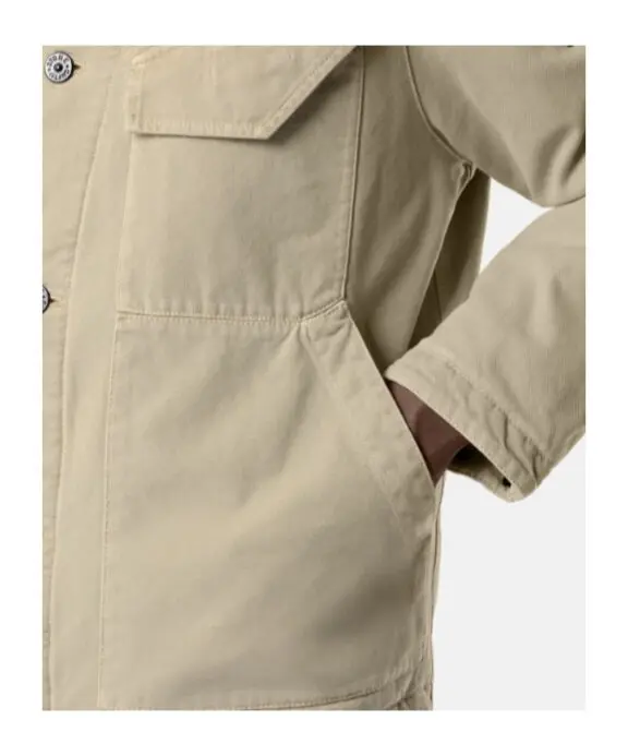 Stone Island Padded Coach Jacket With Anti-drop Finish