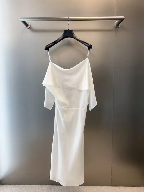 MAISON MARGIELA Folded Jacquard Slip Dress