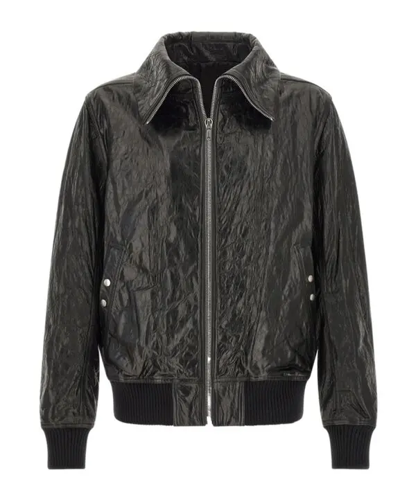 Rick Owens Dracuflight Zip-up Leather Jacket - Black