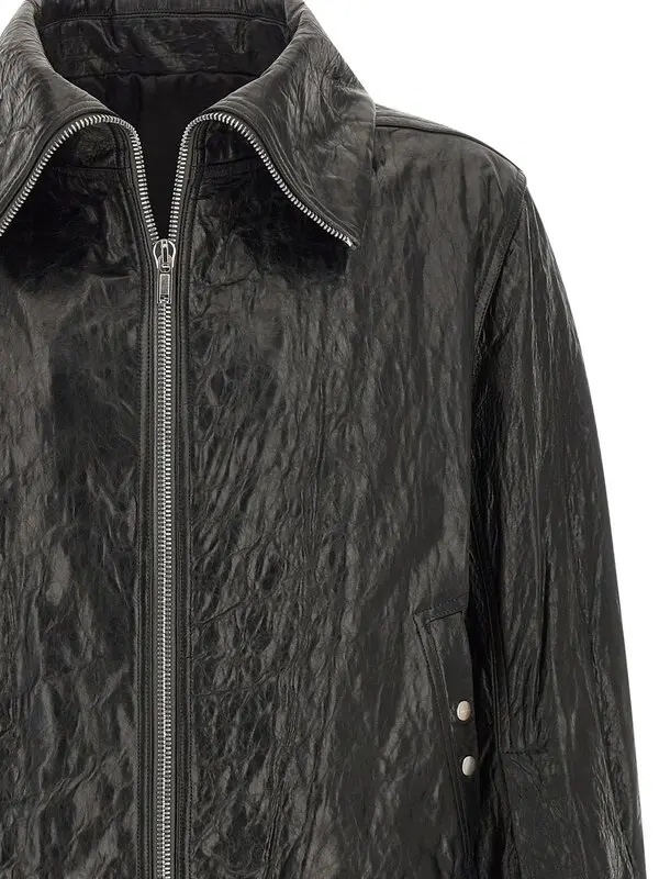 Rick Owens Dracuflight Zip-up Leather Jacket