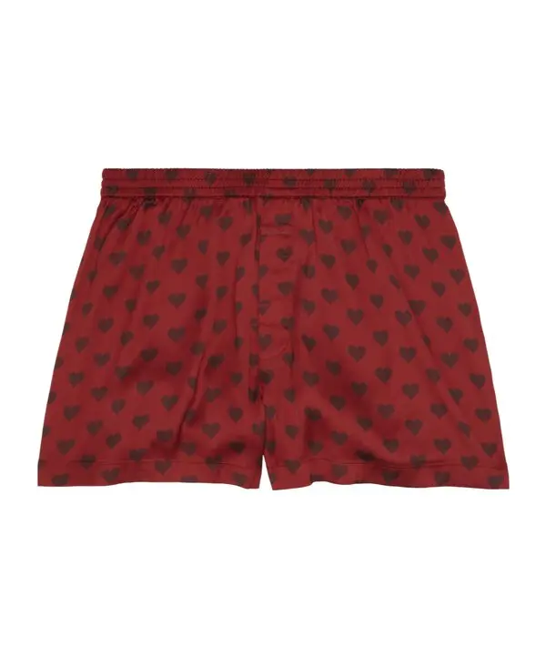 SKIMS Sleep Sateen Briefs - Red