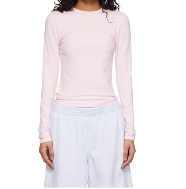 SKIMS Long-sleeved T-shirt - Pink