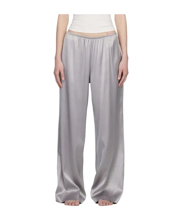 SKIMS Wide-leg Casual Pants - Gray