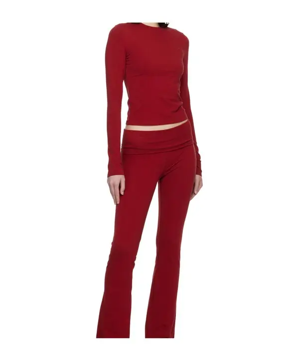 SKIMS Long-sleeved T-shirt - Red