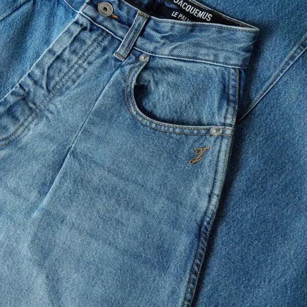 Jacquemus Ovalo Tapered Jeans - Blue